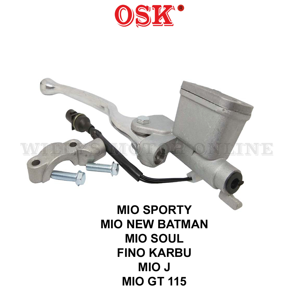 Jual Master rem mio jupiter mx vega r new plus handle OSK SILVER/HITAM ...