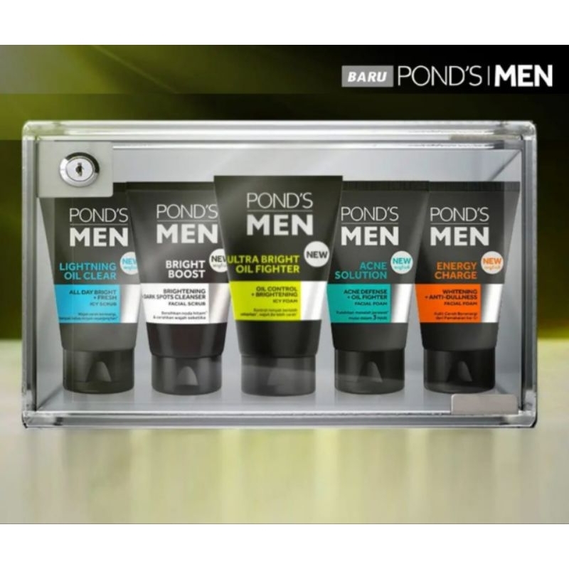 Jual Ponds Men Facial Wash 100ml | Shopee Indonesia