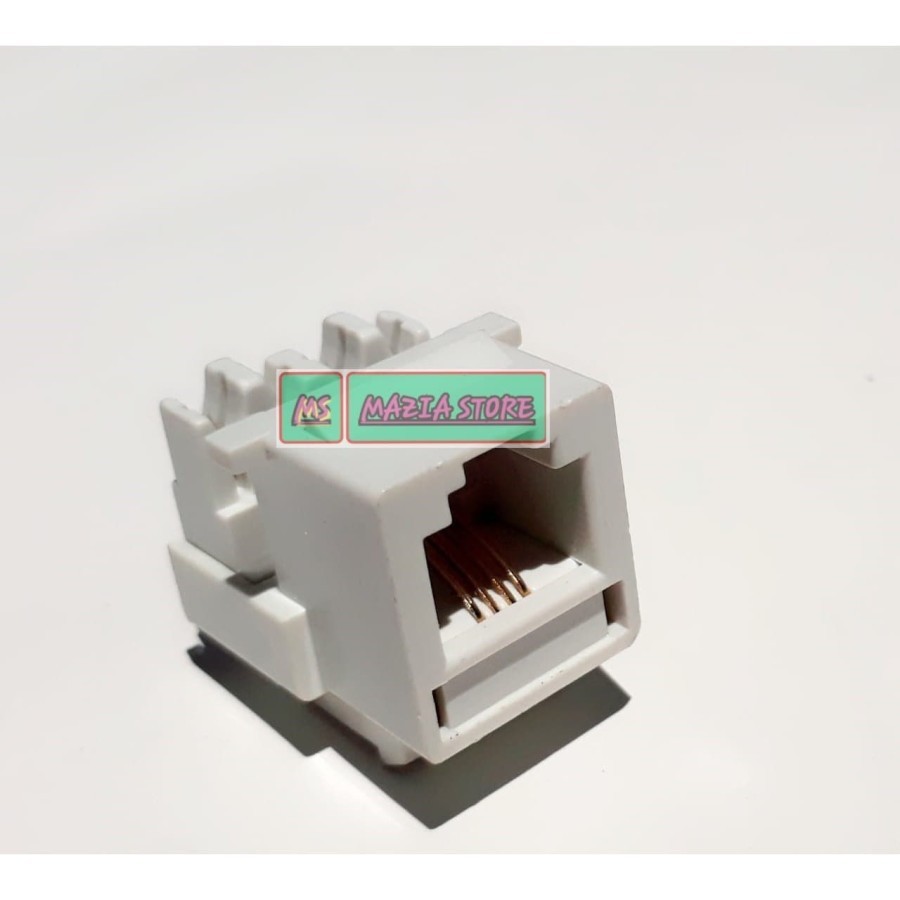 Jual Modular RJ 11/ Modular Telephone | Shopee Indonesia