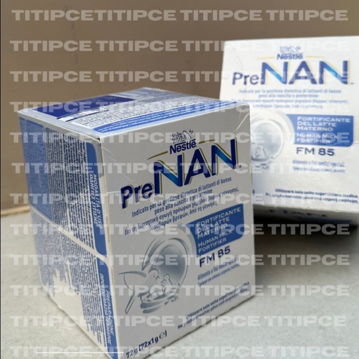 Jual PreNAN FM 85 Nestle Sachet HMF Human Milk Fortifier Baby Premature ...