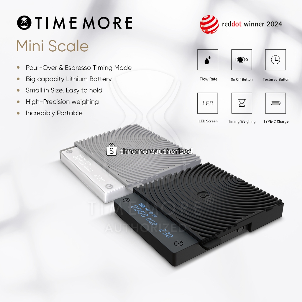 Jual Timemore Mini Scale & Basic Plus 2 Scale Black Mirror Coffee ...