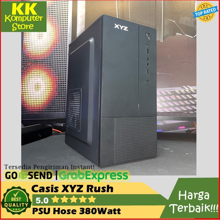 Jual casing hose xyz rush power supply 380w | case xyz rush + psu 380w ...