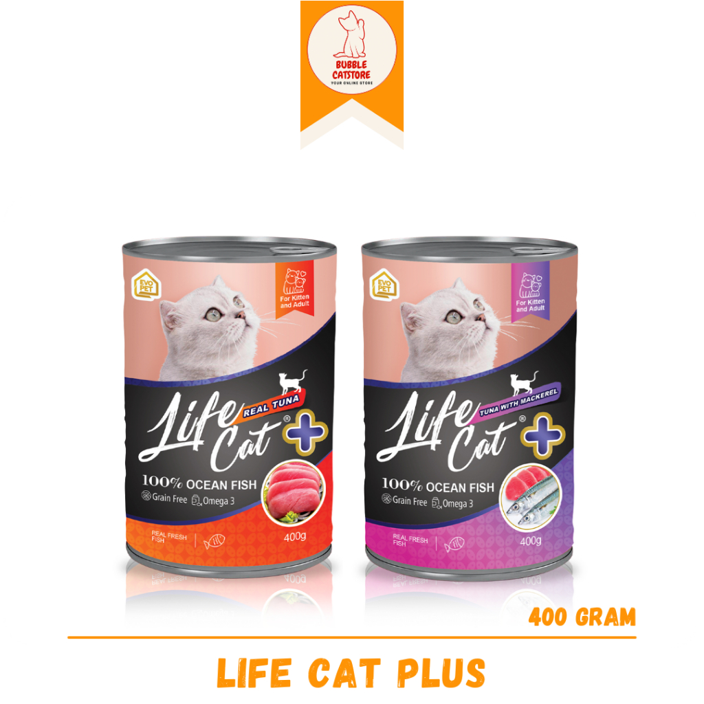 Jual Life Cat Plus Makanan Basah Kucing Kaleng 400gr | Shopee Indonesia