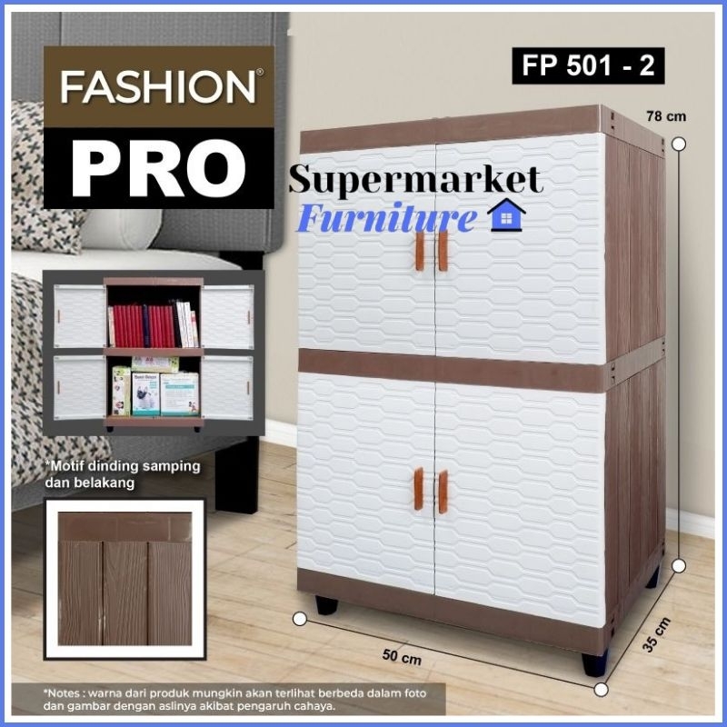 Jual CARGO - LEMARI PLASTIK FASHION CLUB PRO MINI 2 SUSUN FP 501-2 / 3 SUSUN FP - 501-3 | Shopee ...