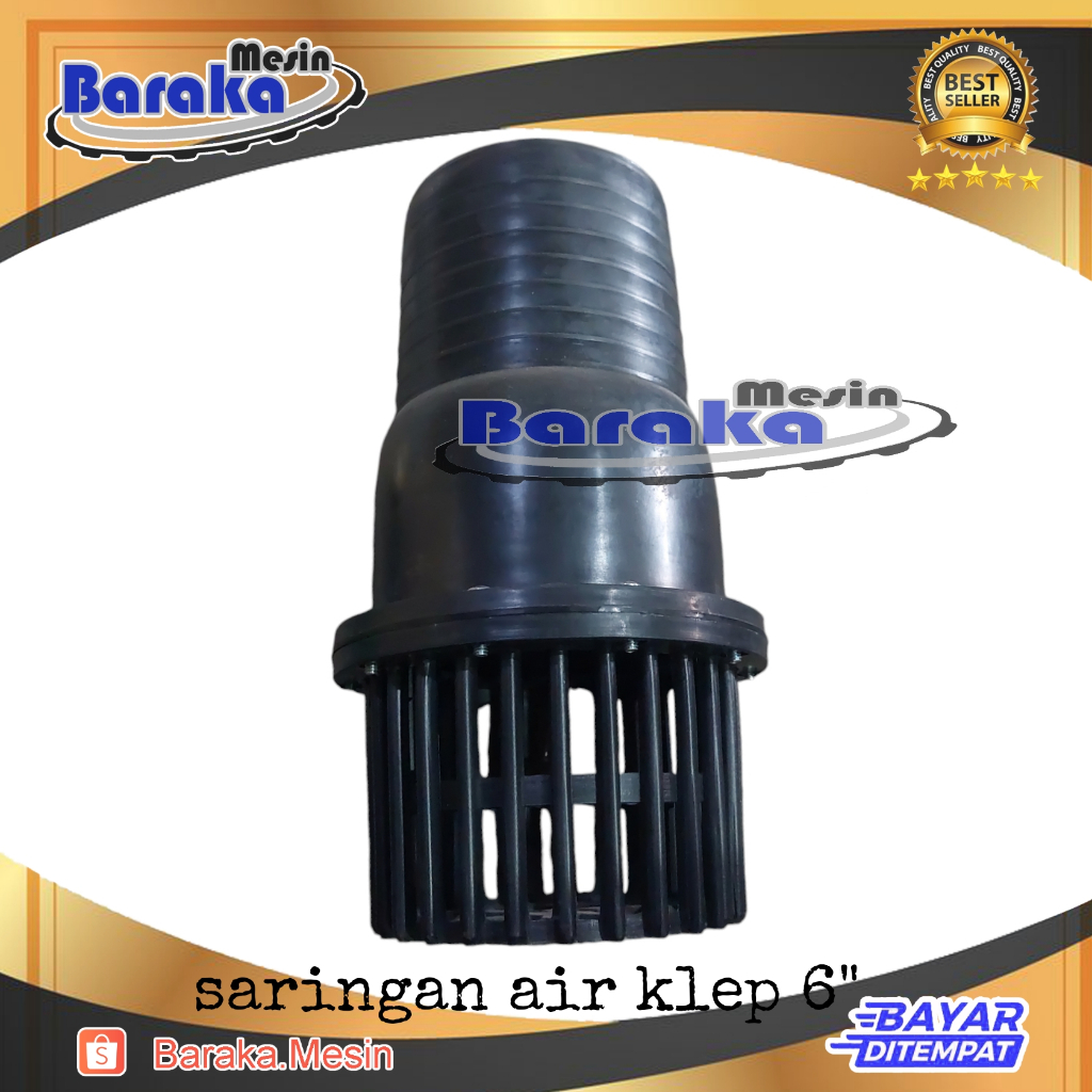 Jual Saringan air + klep 6" inci foot valve pompa air alkon irigasi ...