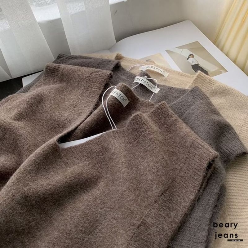 Jual Vest Korean Rajut Polos Premium Quality Import Wanita Rompi ...