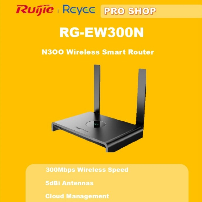 Jual Ruijie RG-EW300N REYEE 300MBPS Wireless SMART ROUTER WiFi with DC ...