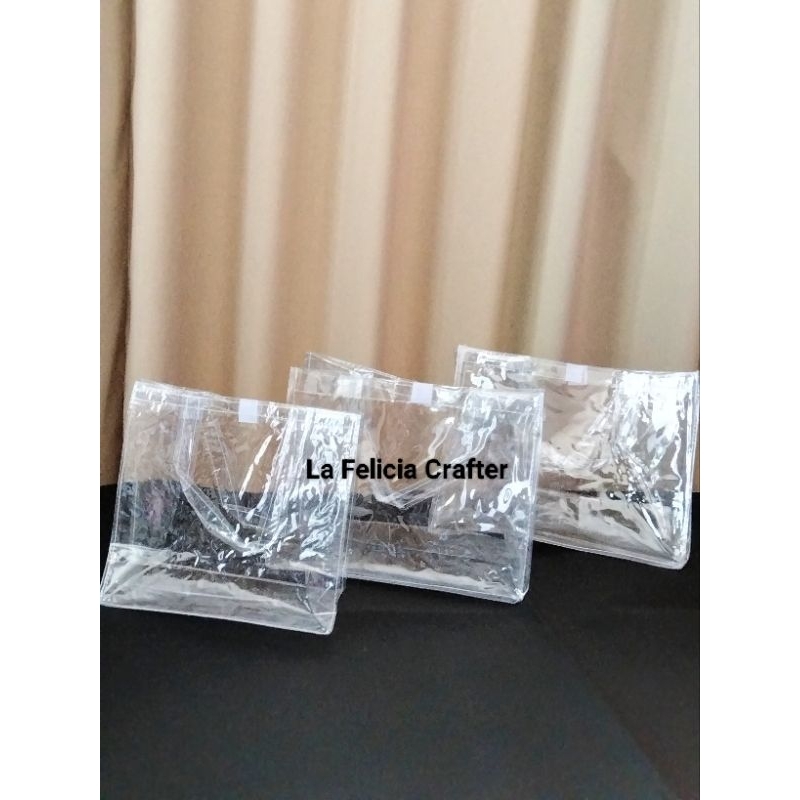 Jual La Felicia Tas Mika Bening 27x18x21cm Bento Transparan Hampers ...