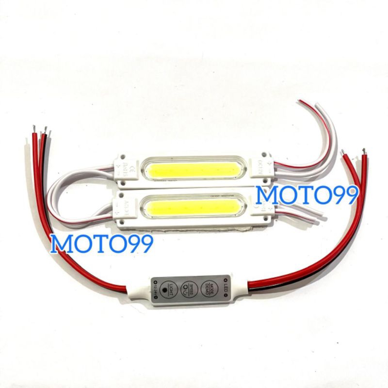 Jual Paket Lampu Kolong LED Modul Cob 6mata + Relay Modul DC 12v dan 24v Motor Mobil waterproof ...