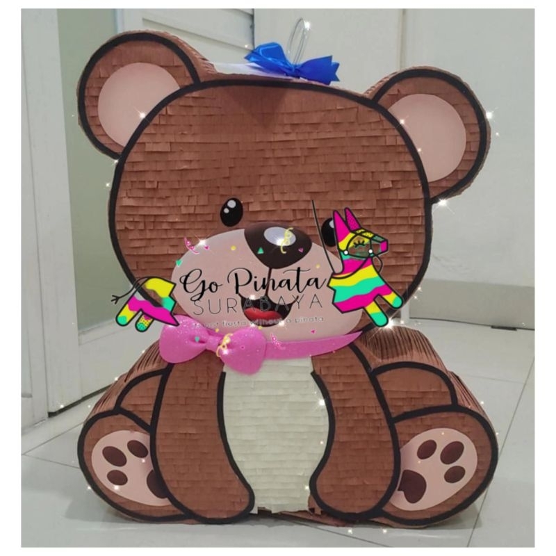 Jual Pinata bear custom pinata beruang pinata teddy bear pinata tarik ...