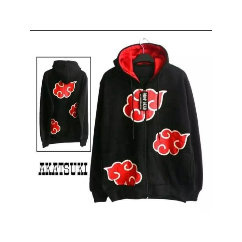 Jual jaket jiper Akatsuki Naruto anak dan dewasa produksi sendiri ...