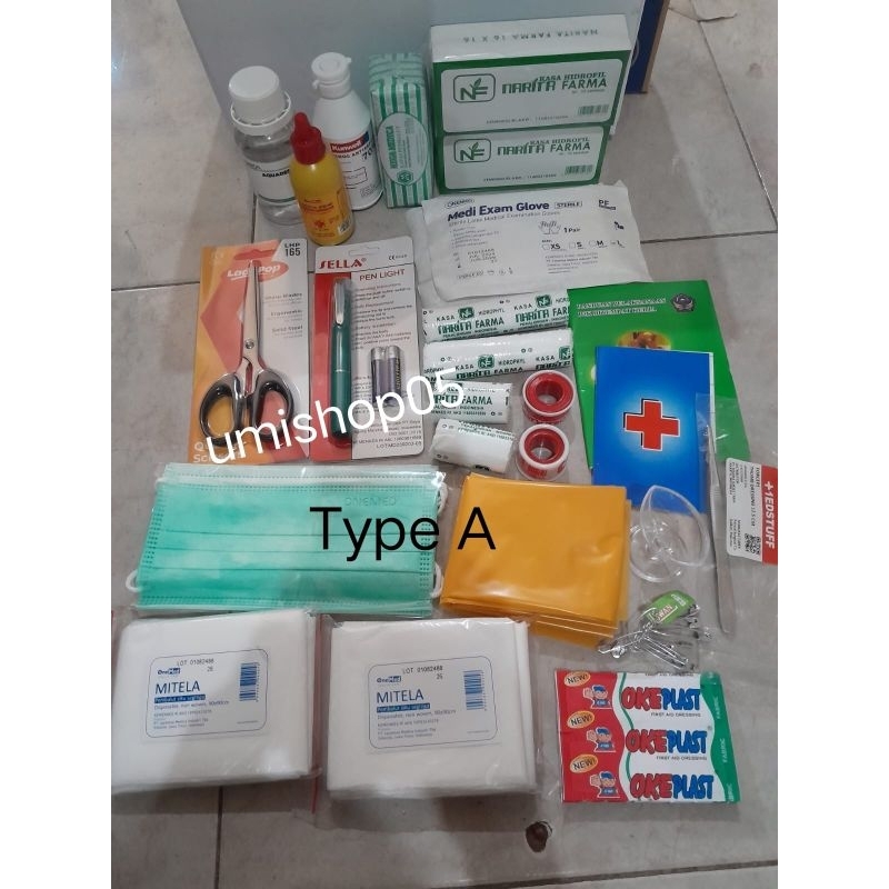 Jual Isi kotak p3k tipe A B dan C termurah isi p3k tipe a b dan c | Shopee Indonesia
