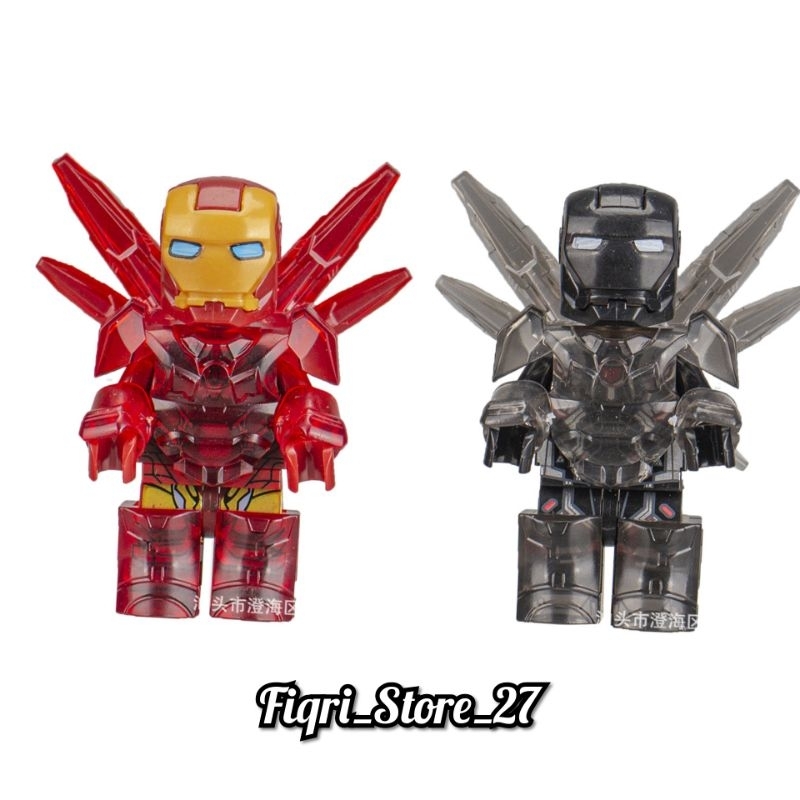 Jual 2 Mini Figure Iron Man War Machine Marvel Brick Mainan Balok Rakit ...