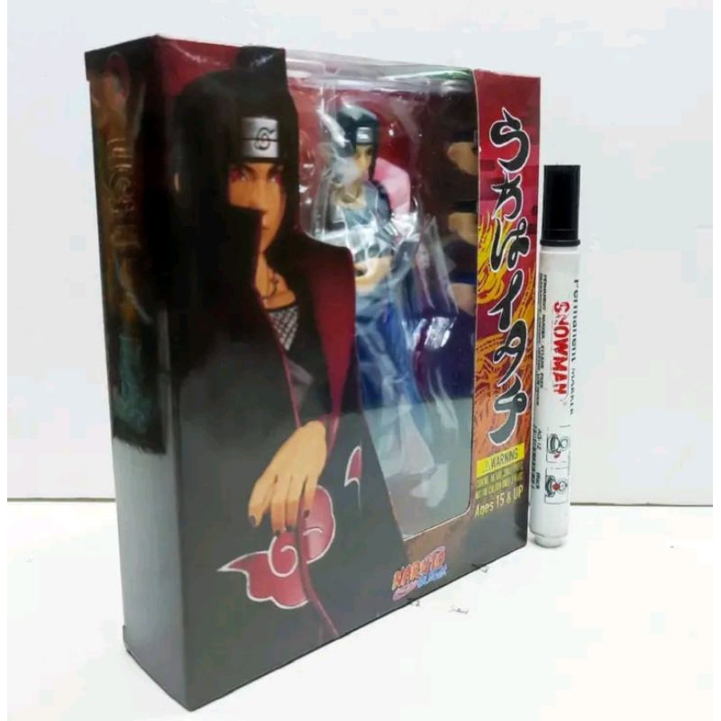 Jual mainan action figure shf itachi uchiha naruto series akatsuki ...