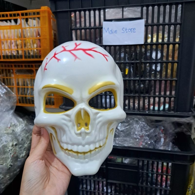 Jual MS | Topeng tengkorak / topeng cosplay halloween / topeng hantu ...