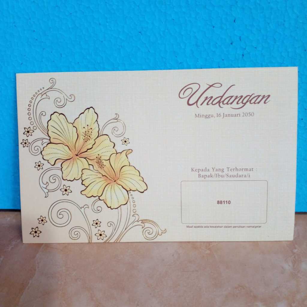 Jual print UNDANGAN NIKAH ERBA 88110 PERNIKAHAN SUNAT SUNATAN KHITAN ...