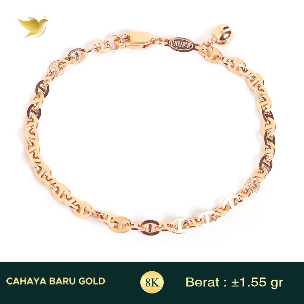 Jual HERVY CHAIN BRACELET BELL 8K | Shopee Indonesia