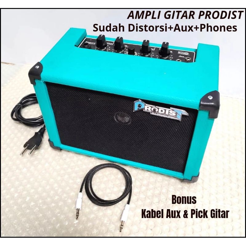 Jual Ampli Gitar Listrik -Ampli Gitar Mini 4 Inch Sudah Distorsi+Aux ...