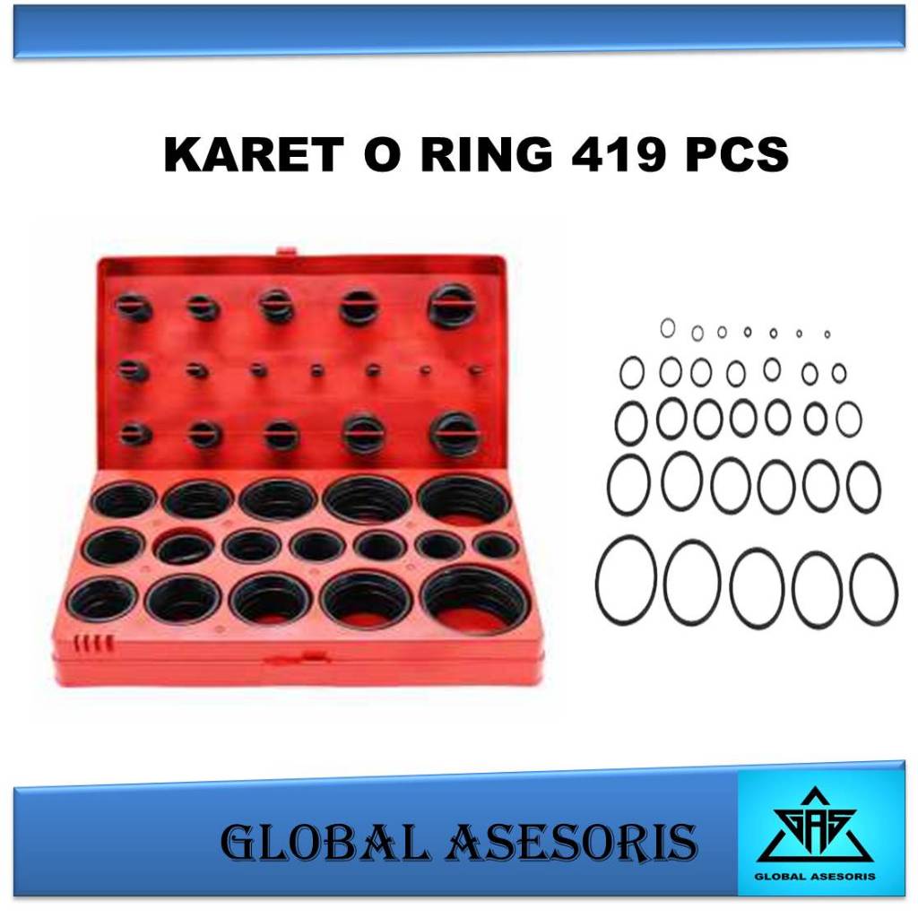Jual Universal Karet Rubber O Ring Seal Tightening Karet Seal O Ring Kuat Dan Tahan Lama Set O ...