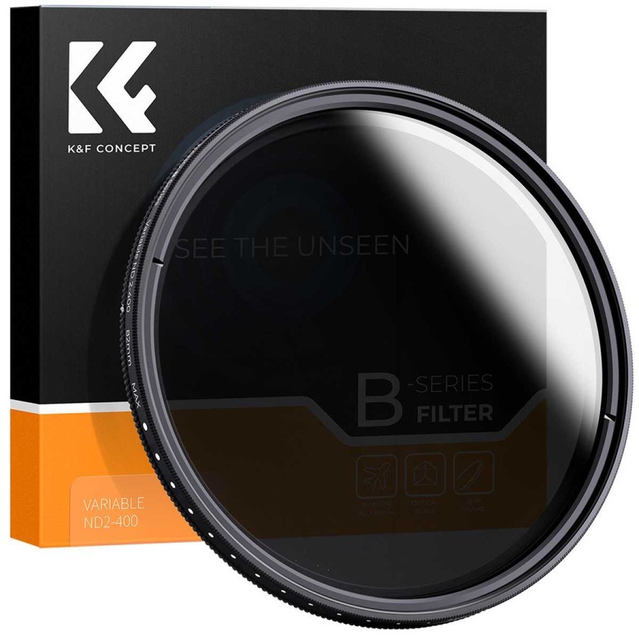 Jual K&F Concept KNF KF Filter Variable Fader NDX ND2-ND400 ND Lens Filter for Camera DSLR ...