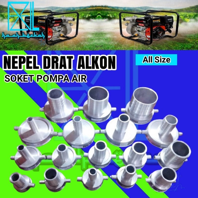 Jual Sok Drat Nepel Alkon Soket Alkon Socket Alkon Mesin Pompa Air ...
