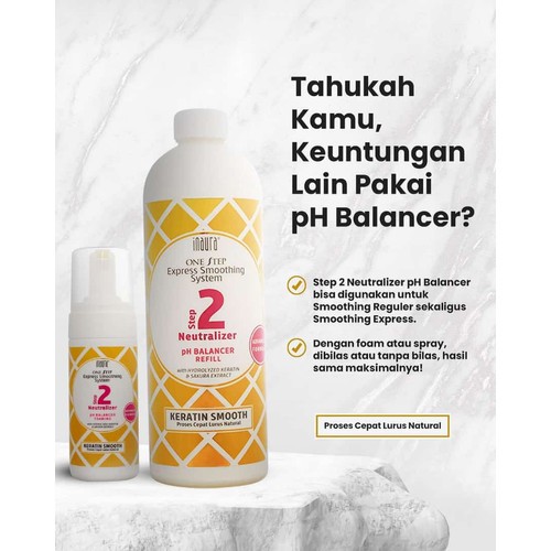 Jual INAURA ONE STEP STEP2 NEUTRALIZER PH BALANCER REFFIL/FOAM | Shopee ...
