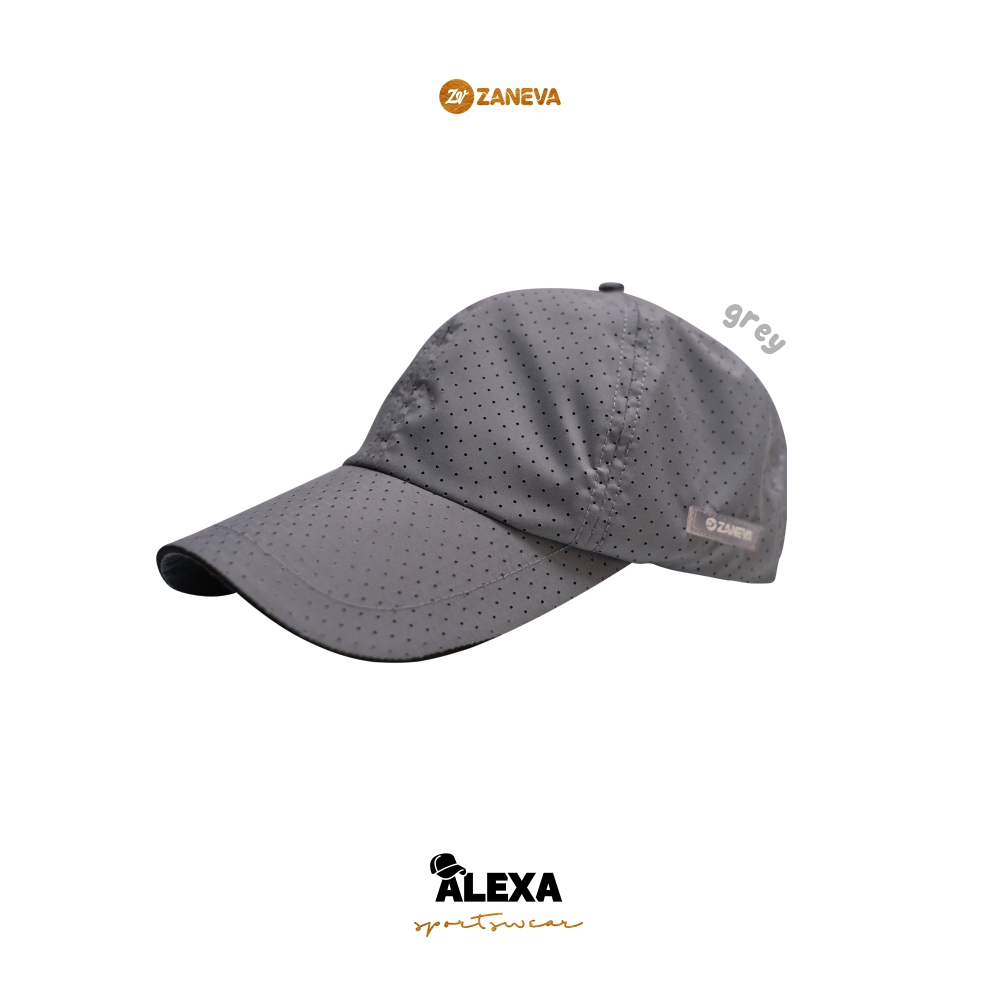 Jual Zaneva - Alexa Cap || Topi olahraga kekinian nyaman lembut adem ...