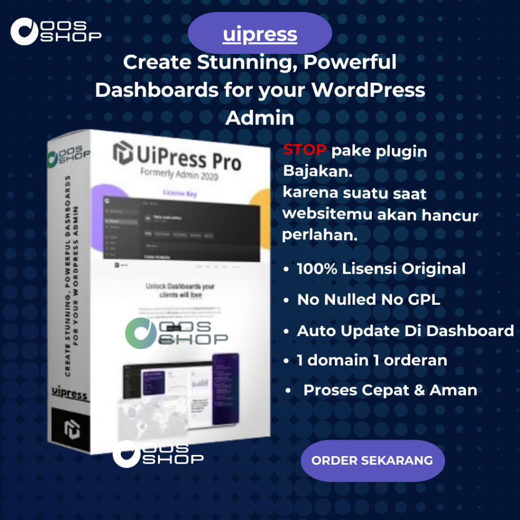 Jual UIPRESS PRO 100% Original License LifeTime Automatic Update + Full personal support ...