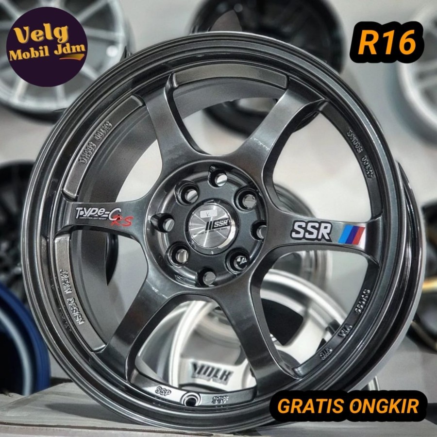 Jual velg mobil r16 lebar 7 SSR TYPE C ET 38 velg racing ring 16 avanza ...