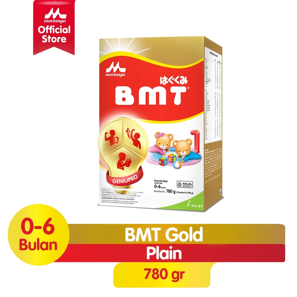 Jual Morinaga BMT Gold Geniupro Formula Bayi Usia 0-6 Bulan 780g (DUNIABAYI) | Shopee Indonesia