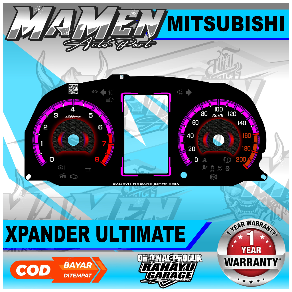Jual PAPAN SPEEDOMETER CUSTOM MITSUBISHI XPANDER ULTIMATE | Shopee ...