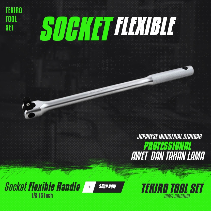 Jual TEKIRO Gagang Kunci Socket Sok 1/2" Panjang 15" Inch Shocket ...
