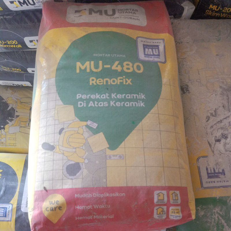 Jual MU 480 Perekat Keramik di atas Keramik - Renofix - Mortar Utama 25 ...