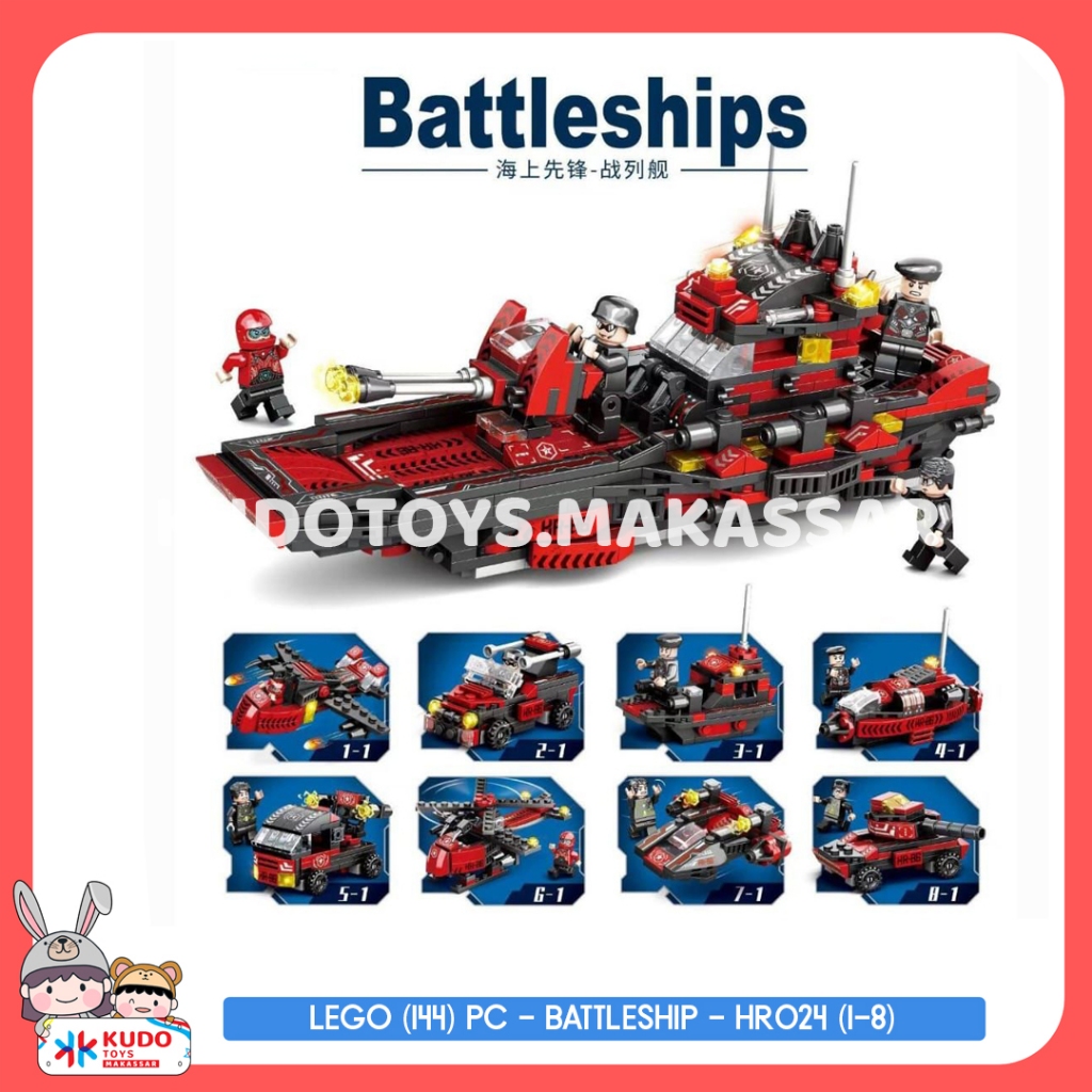 Jual MAINAN BONGKAR PASANG BENTUK KAPAL PERAHU SUPER BATTLESHIP - HR024 ...