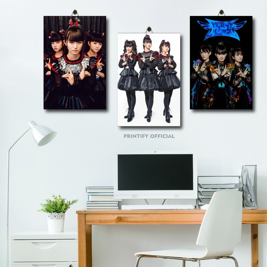 Jual Poster Kayu Band Anggota Babymetal | Hiasan Dinding Babymetal Band ...