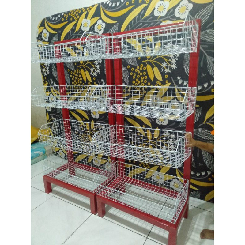 Jual Rak Snack warung 4 susun serbaguna | Shopee Indonesia
