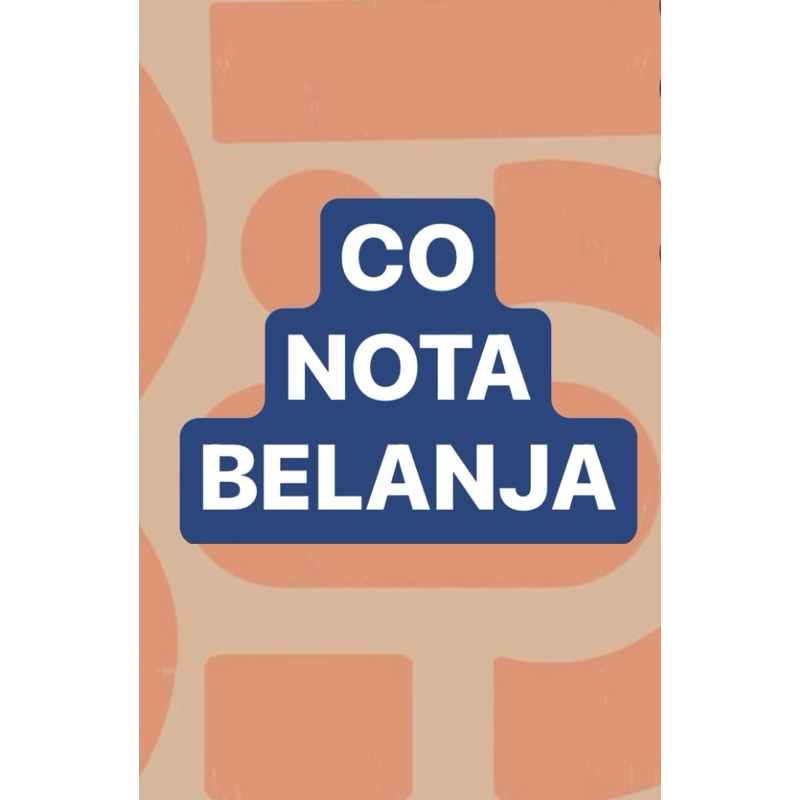 Jual CO Nota Totalan Belanja TT (KODE D 200-300) | Shopee Indonesia