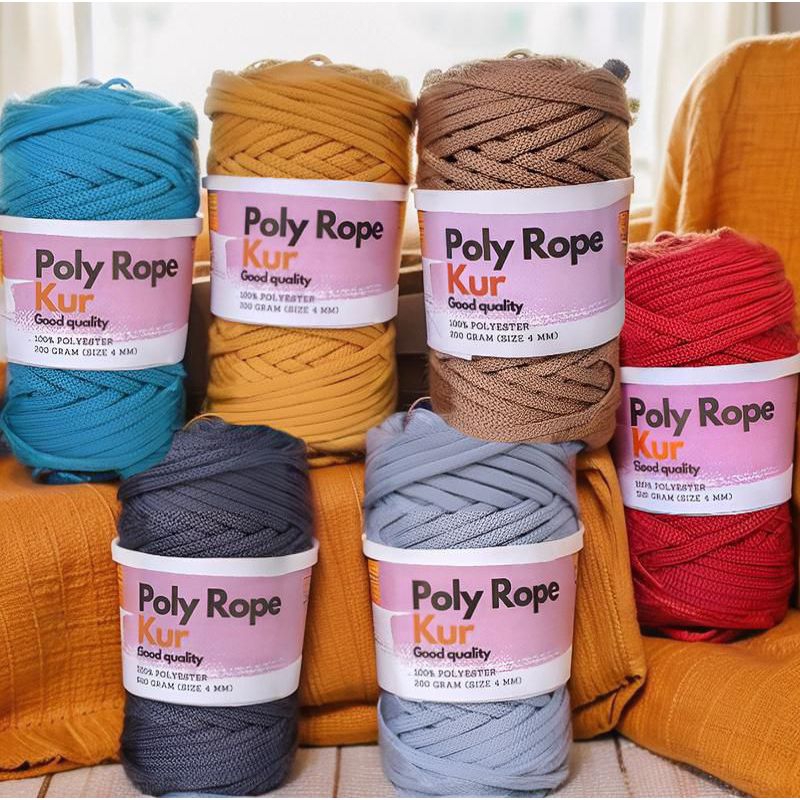 Jual KATALOG BENANG RAJUT POLY ROPE KUR 4MM | Shopee Indonesia