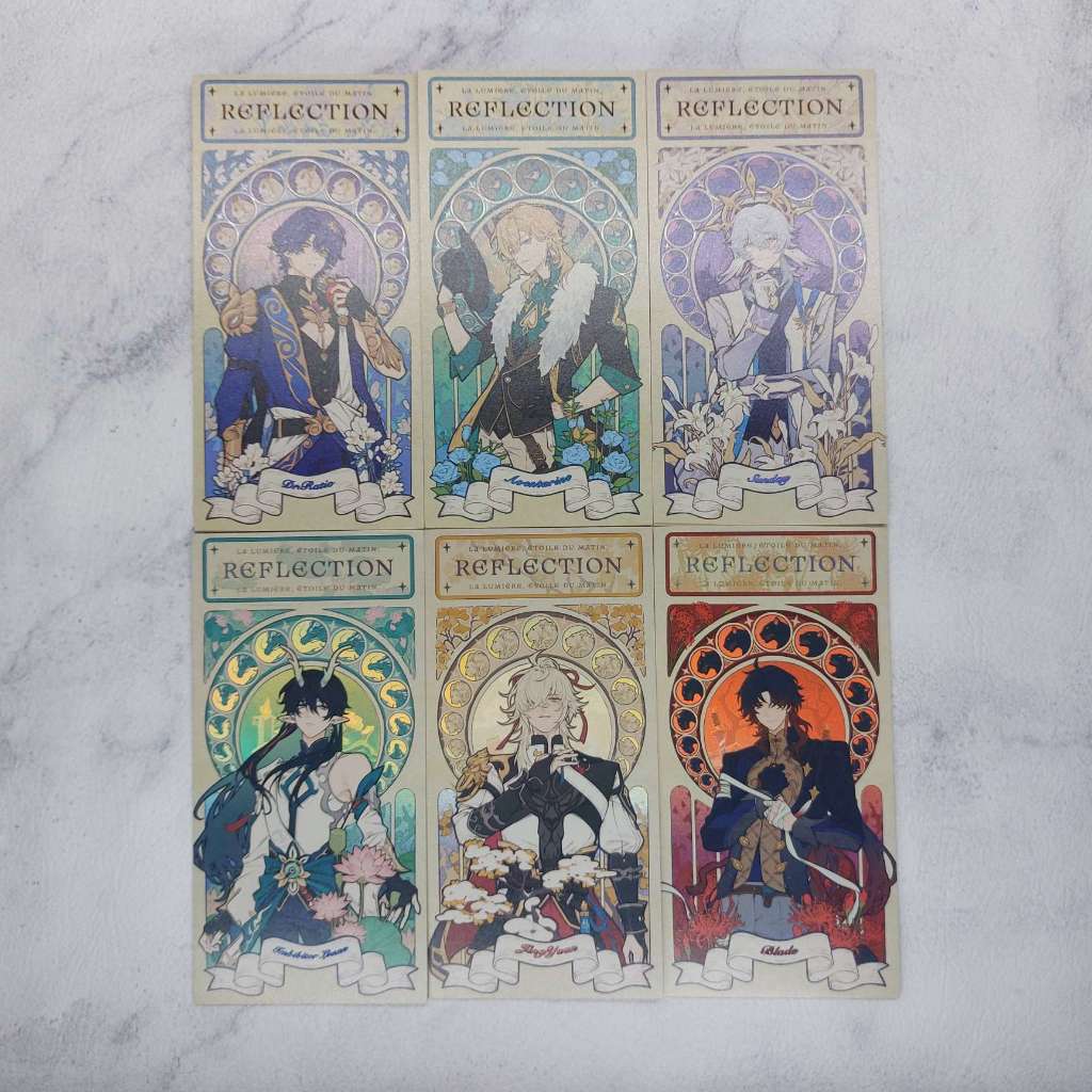 Jual HSR Honkai Star Rail Fanmerch Reflection Tarot Card Set Dr ...