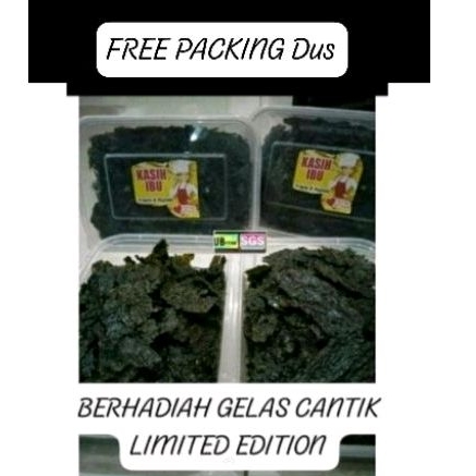 Jual NORI RUMPUT LAUT 1PC KEMASAN 500GR -SIAP MAKAN -BONUS GELAS CANTIK ...