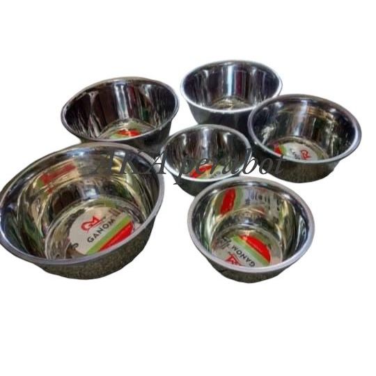 Jual GANOM Baskom Stainles 18 20 22 24 26 28 30 32 cm bahan BAGUS tebal ...