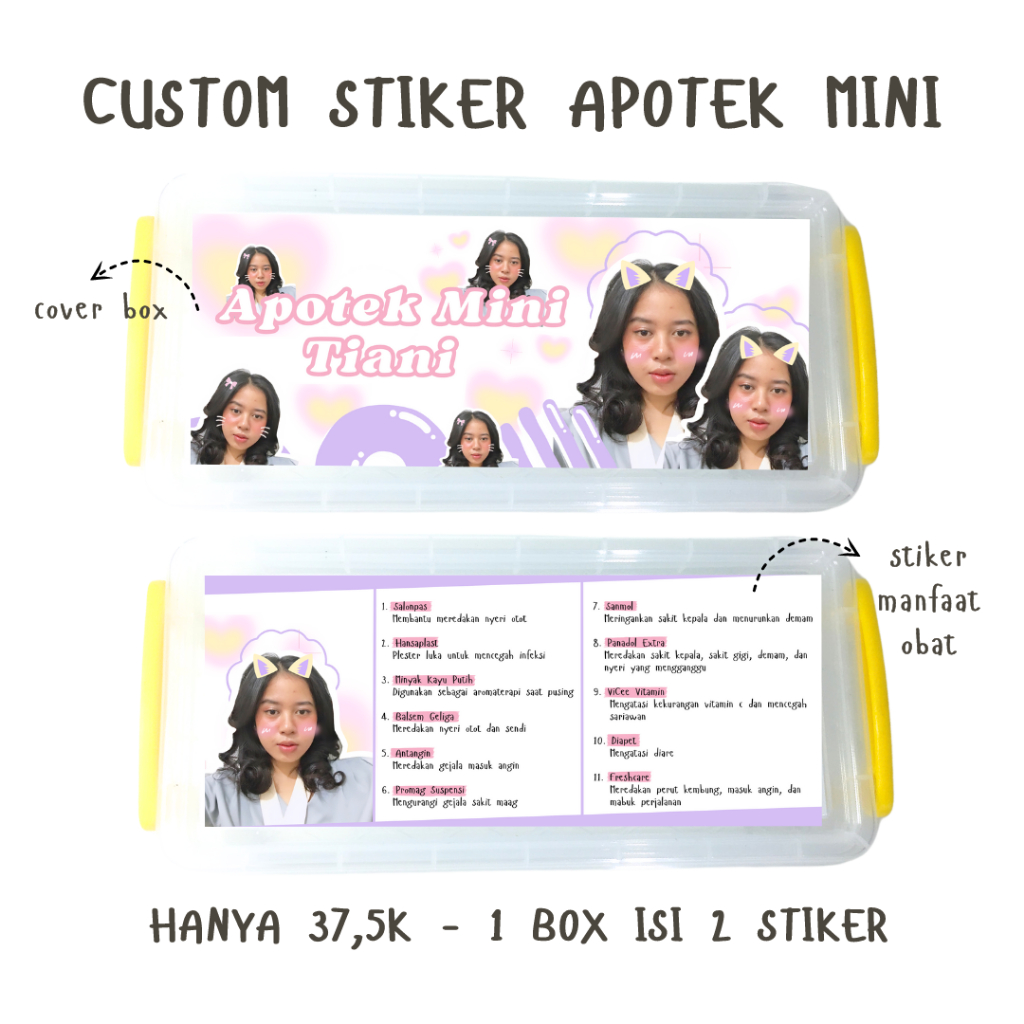 Jual HOMIE GEKKO | Apotek Mini Custom Stiker | Bisa Request Stiker ...