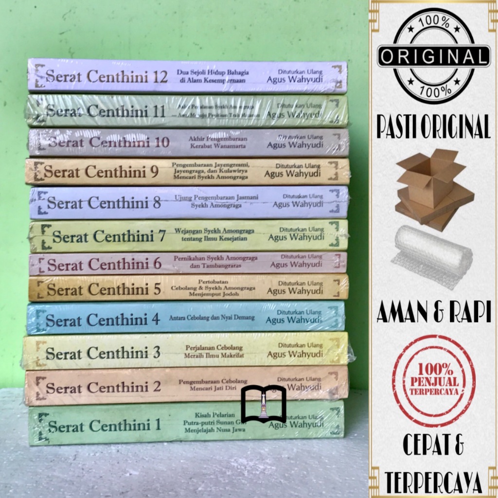 Jual Buku Serat Centhini Jilid 1-12 - Suluk Tambangraras | Shopee Indonesia