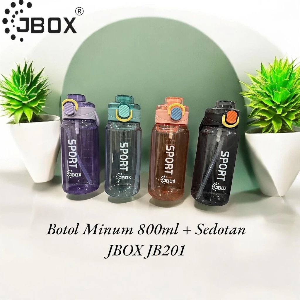 Jual JBOX JB201 Botol Minum Sedotan Kapasitas 800ML | Shopee Indonesia