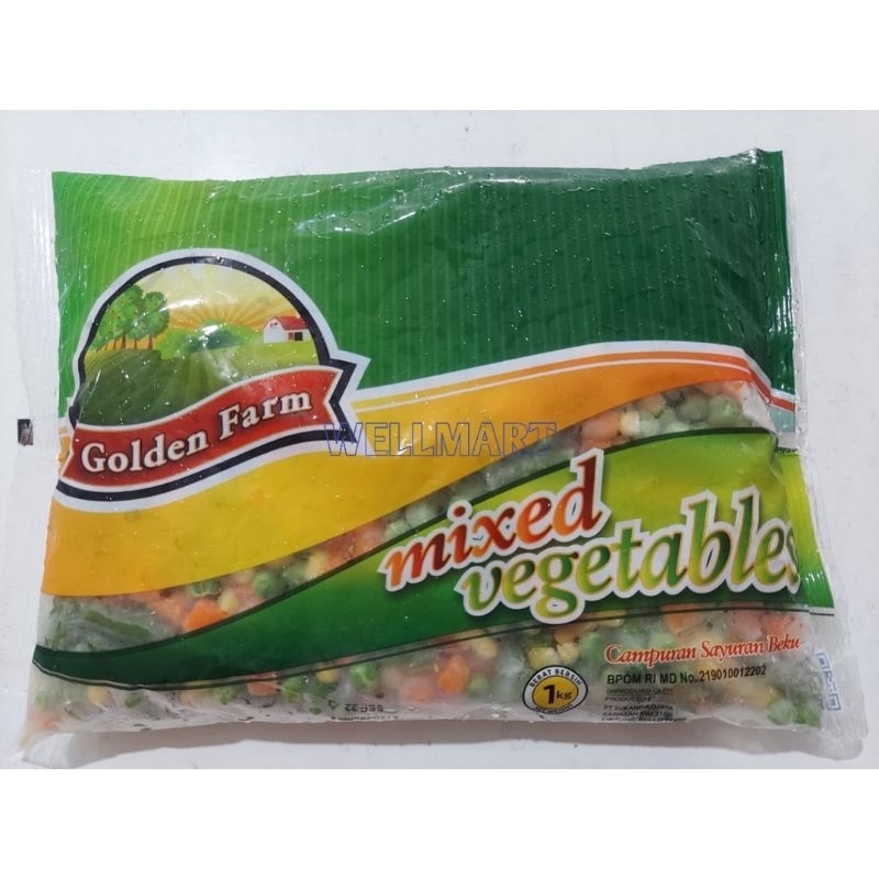 Jual Golden Farm Mixed Vegetables 1 Kg Sayuran Beku | Shopee Indonesia