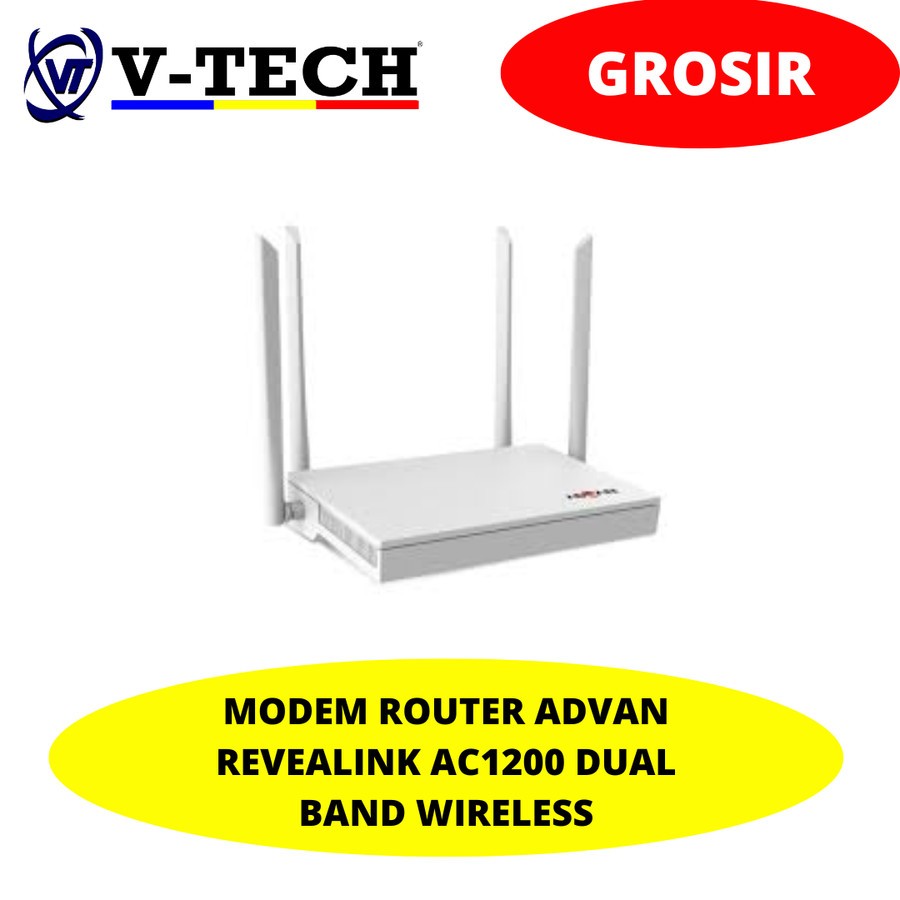 Jual MODEM ROUTER ADVAN REVEALINK AC1200 DUAL BAND WIRELESS | Shopee ...
