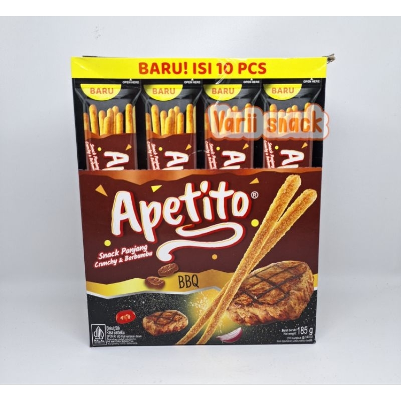 Jual Apetito Biskuit Stick Rasa BBQ / Pizza 1 Box 10 pcs | Shopee Indonesia