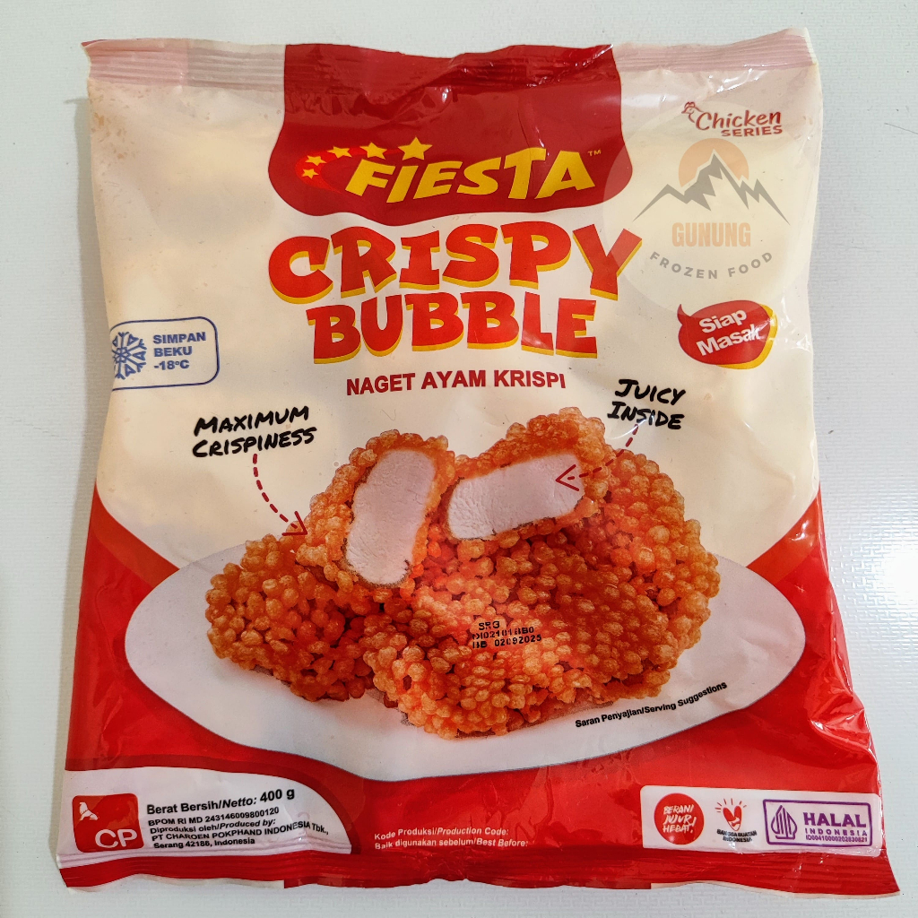 Jual Fiesta Crispy Bubble Chicken Nugget 400gr | Shopee Indonesia