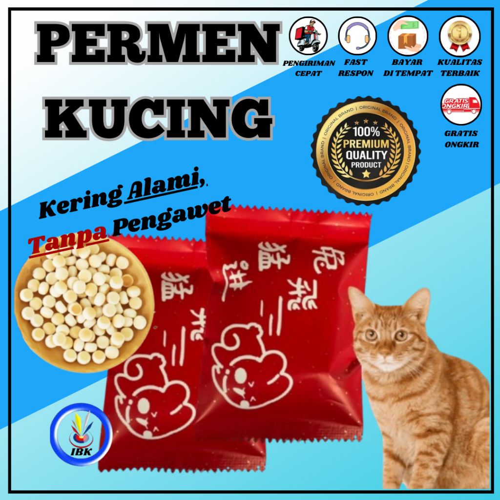 Jual Permen Kucing Cemilan Cats CANDY Permen Milk Burn Vitamin Cemilan ...