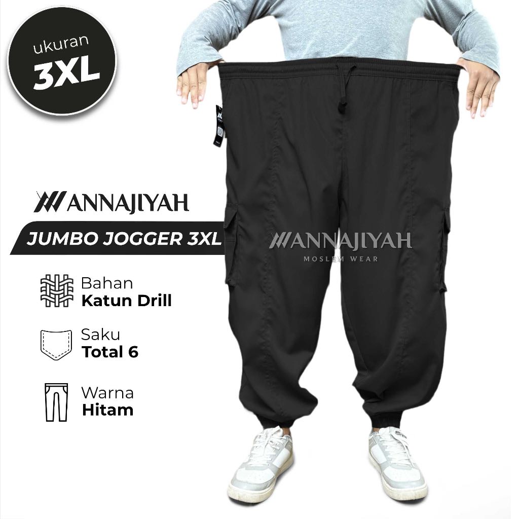 Jual Celana Sirwal Jogger JUMBO XXXL 3XL Model Cargo dan Outdoor ...